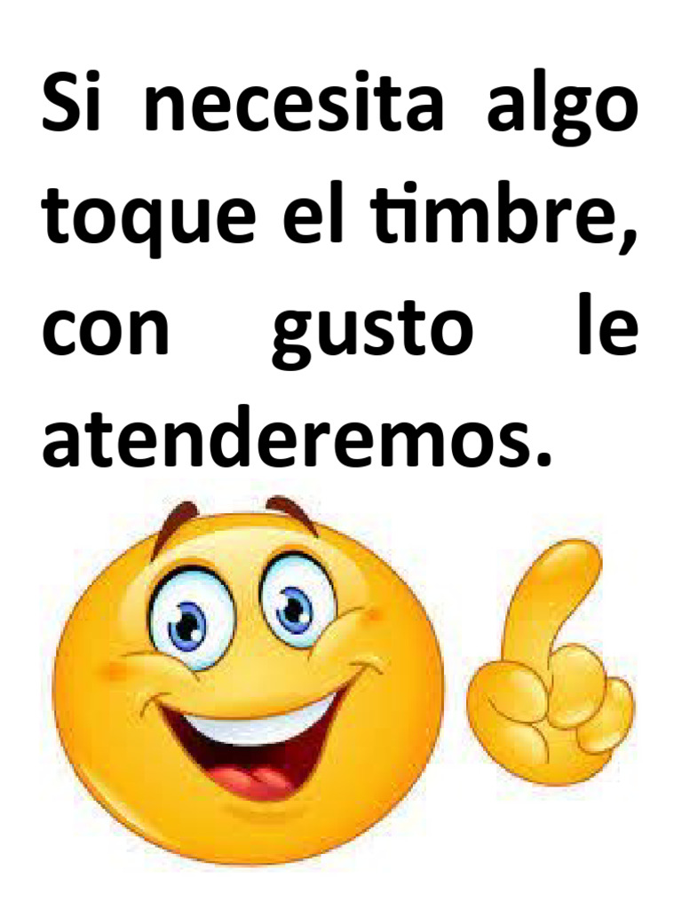 Si Necesita Algo Toque El Timbre | PDF