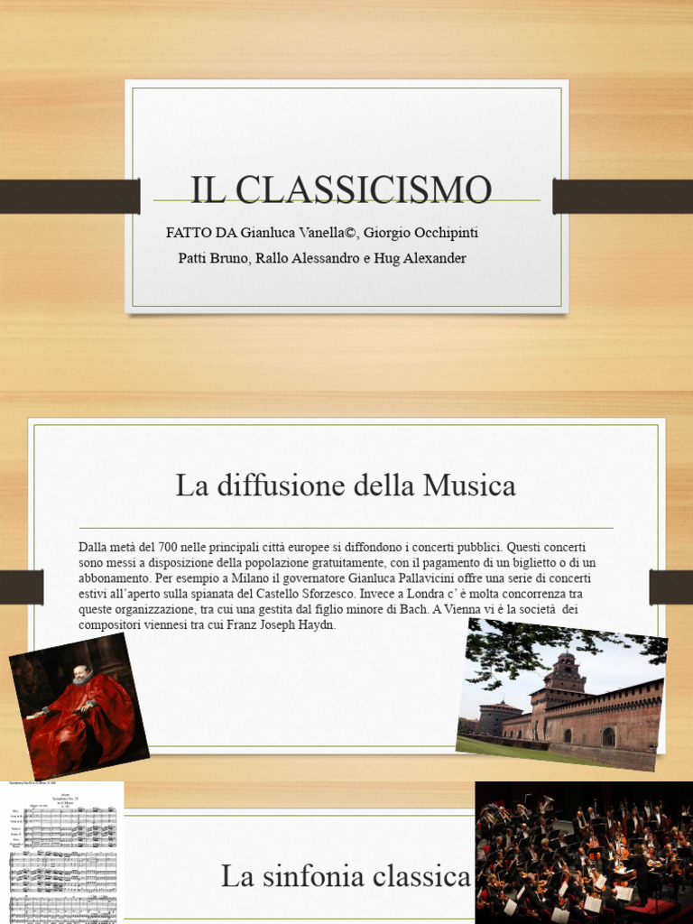 Il Classicismo | PDF