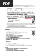 Edexcel 1H November 2023 Examination Paper (PDF) - With Formula Insert ...