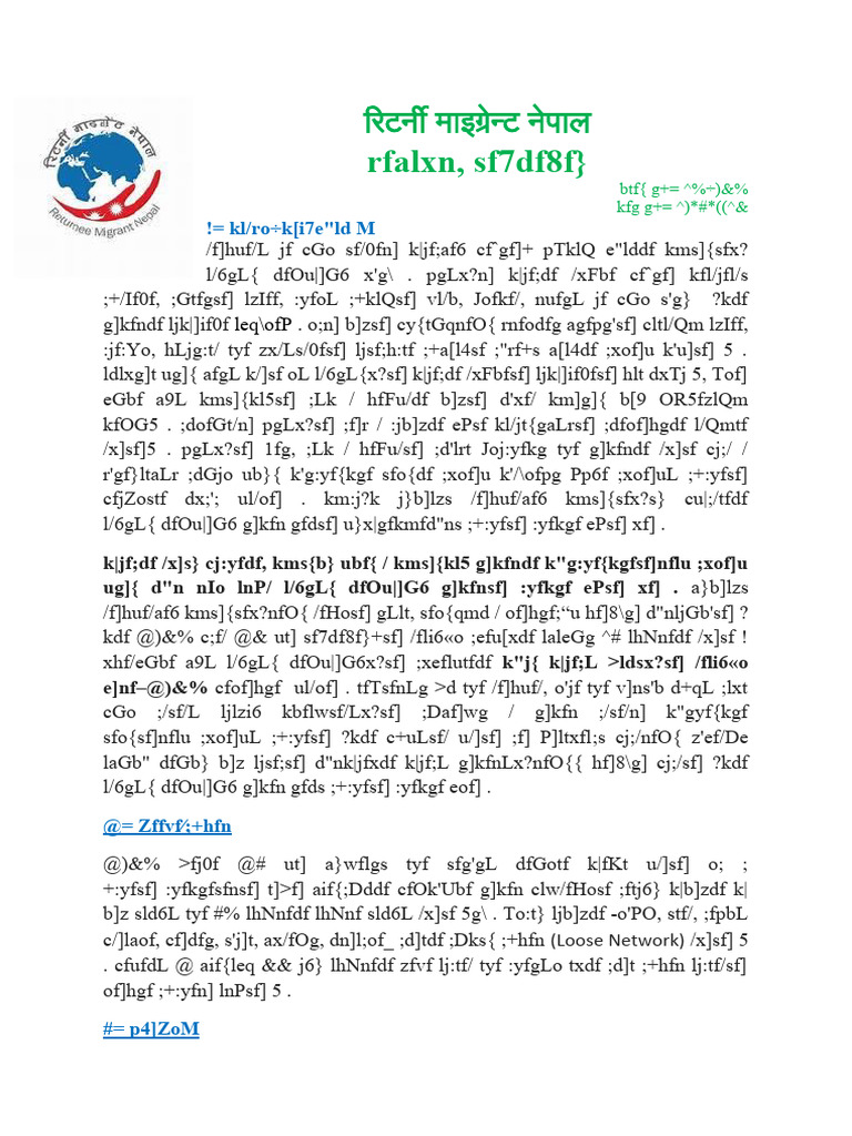 Returnee Profile (RMN) 2021a | PDF