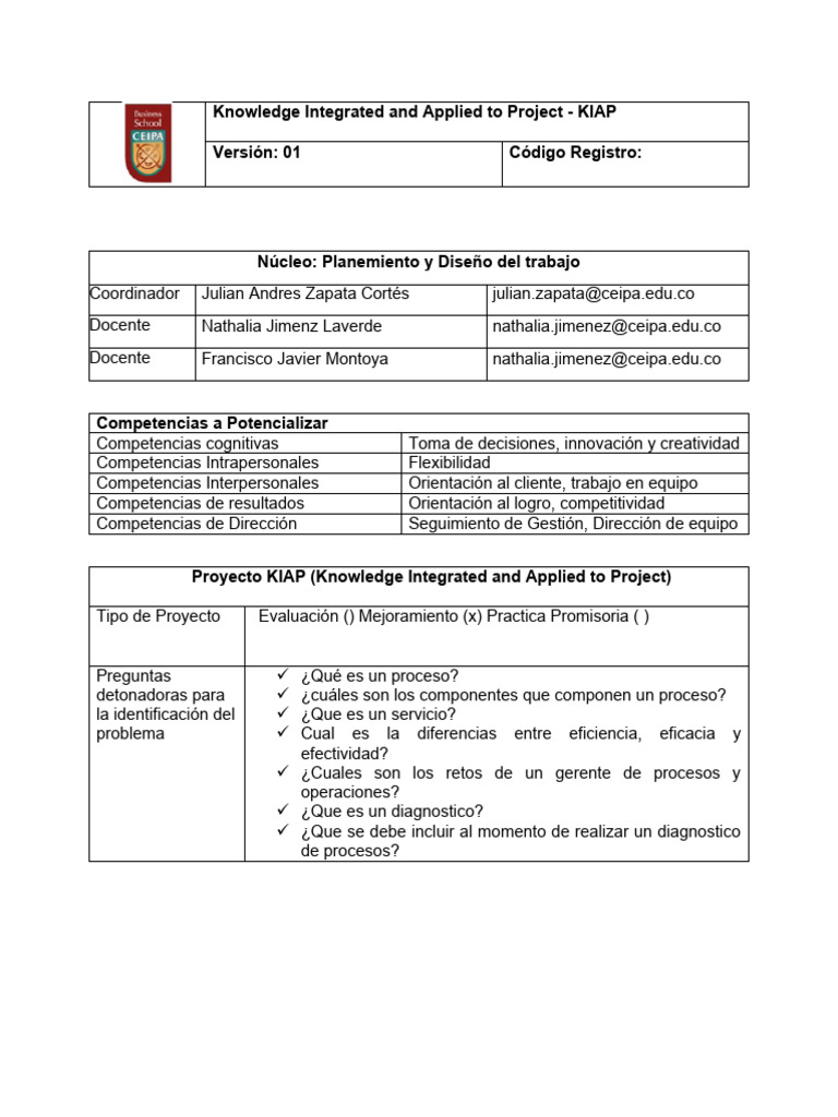 Entrega Semana 1 Planeacion de Procesos | PDF | Cliente | Business