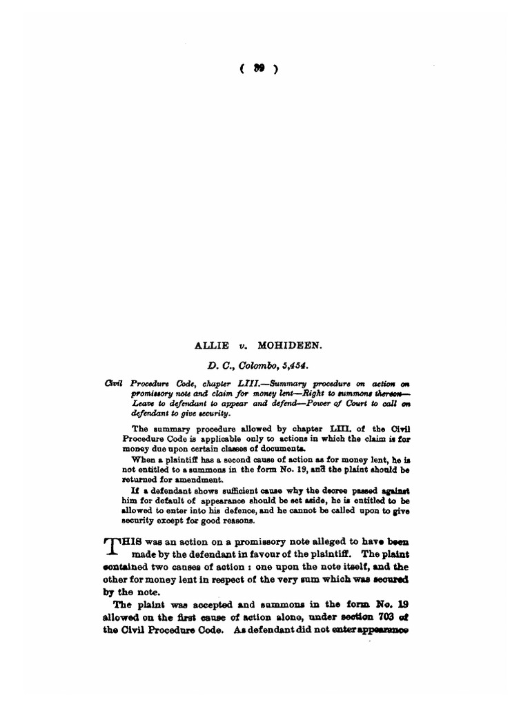 NLR-V-01-ALLIE-v.-MOHIDEEN | PDF | Judiciaries | Public Law