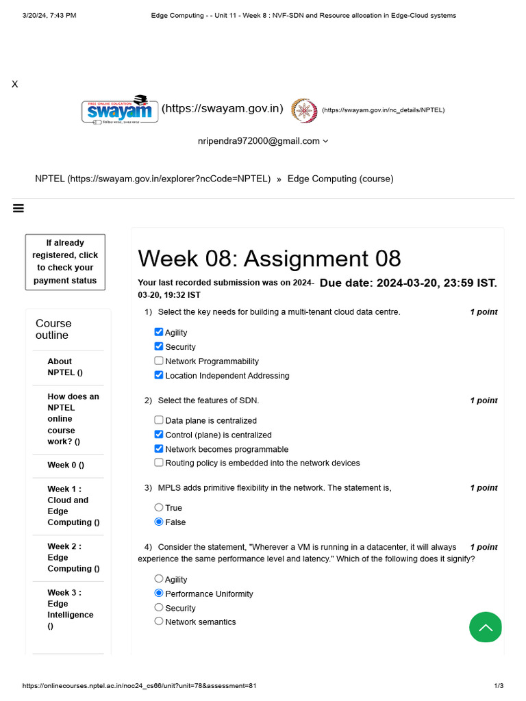 Edge Computing - Unit 11 - Week 8 - NVF-SDN and Resource Allocation in ...