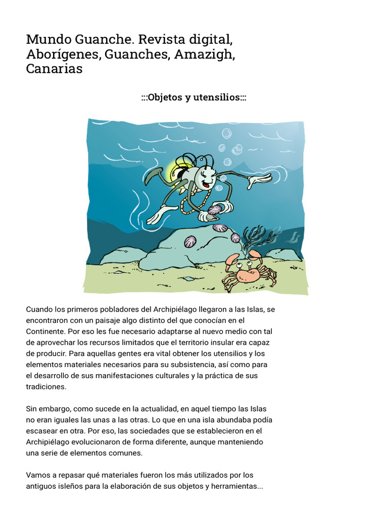 Mundo Guanche - Revista Multimedia de Los Guanches de Canari | PDF ...