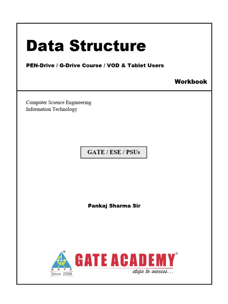 Data Structure by Pankaj Sir | PDF | Computer Data | Computer Programming