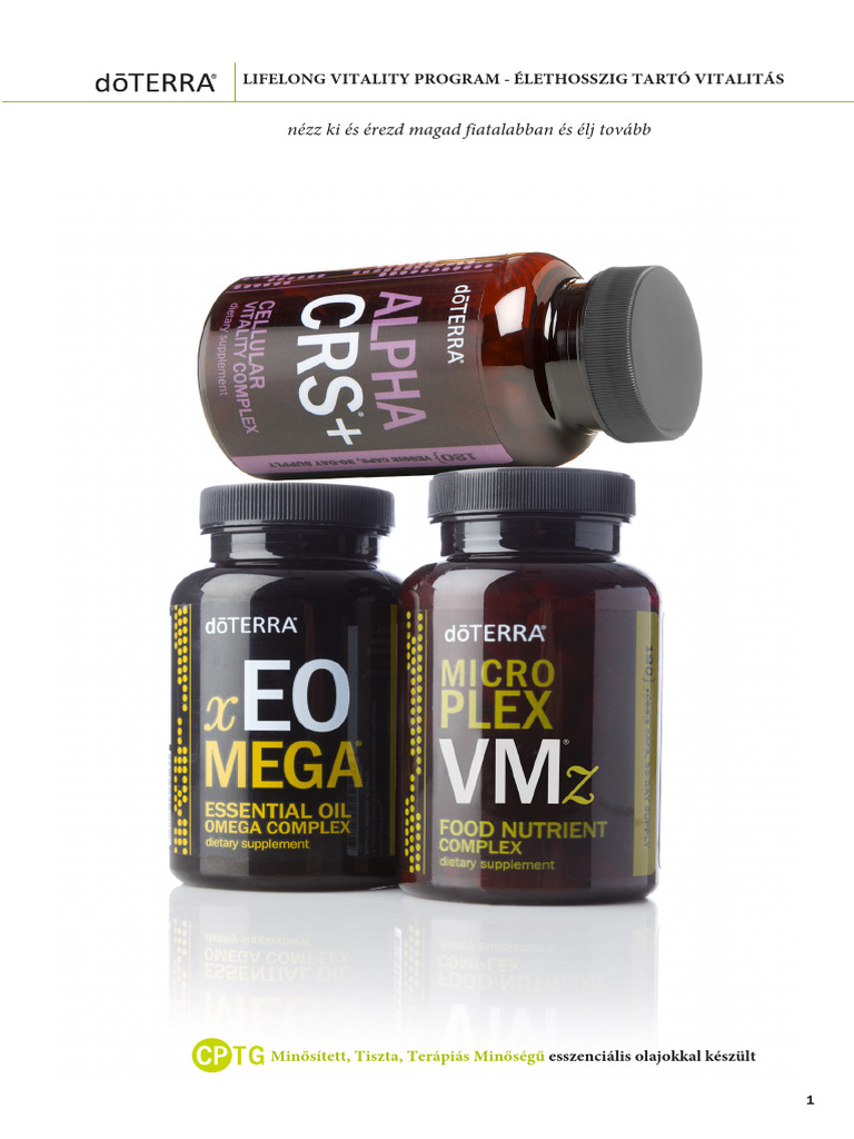 Lifelong Vitality Pack Program Tajékoztato-1-18 | PDF
