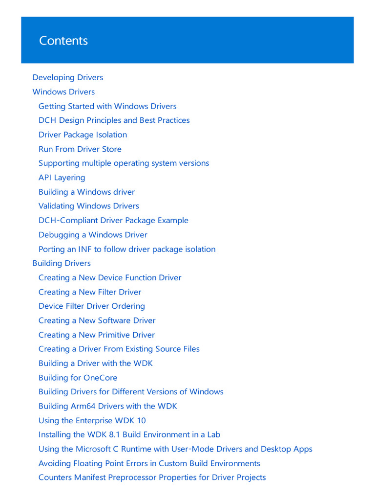 Developing Drivers | PDF | Device Driver | Windows Registry