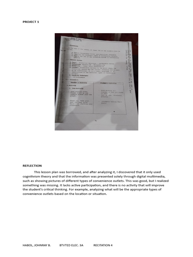 Portfolio in TTL1 | PDF | Lesson Plan | Educational Technology