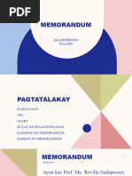 Pagsulat NG Memorandum | PDF