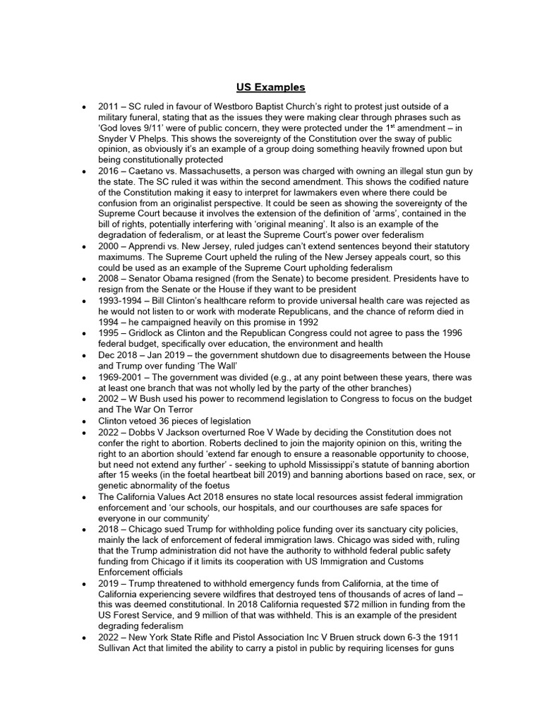 US Examples | PDF | Eighth Amendment To The United States Constitution ...