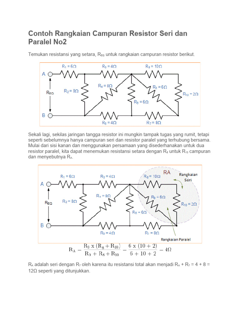 Rangkaian Campuran Resistor #2 | PDF