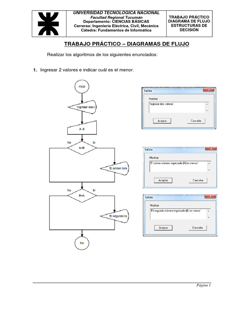 06 - TP Diagrama Decisión | Descargar gratis PDF | Ecuaciones ...