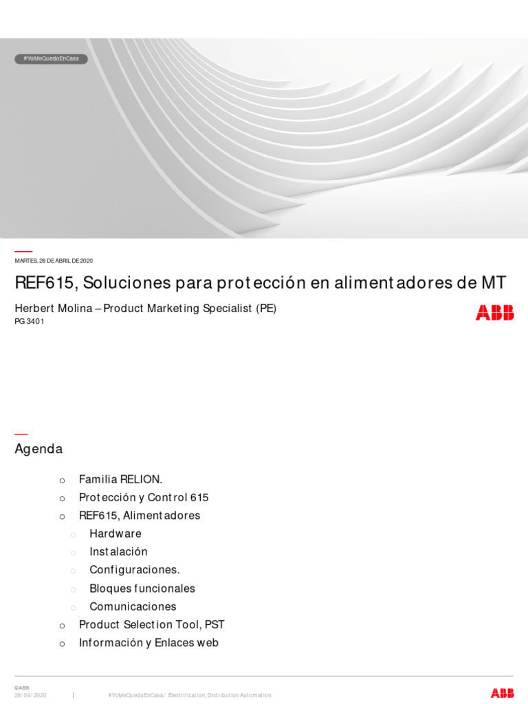 PMS Herbert M - PPT Relion 615 | PDF | Informática | Ingenieria Eléctrica