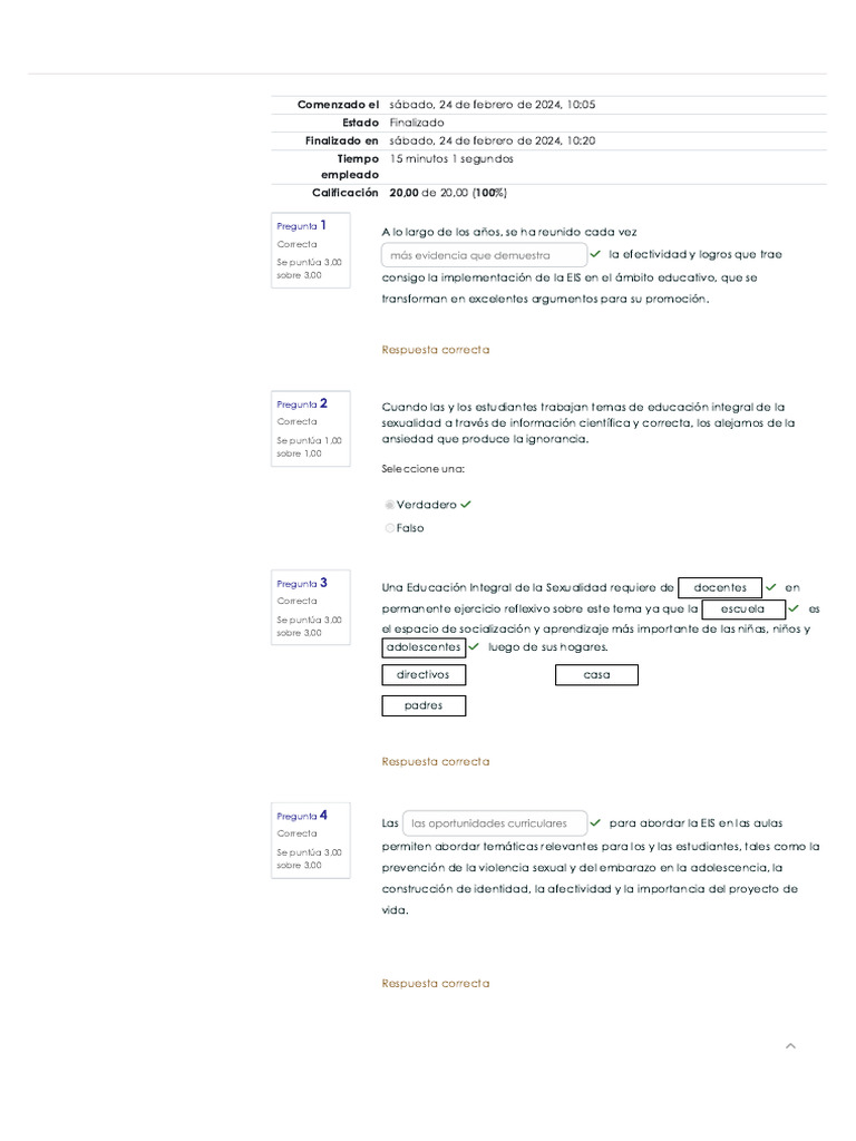 Test de Evaluación Módulo 1 (20 Puntos) | PDF