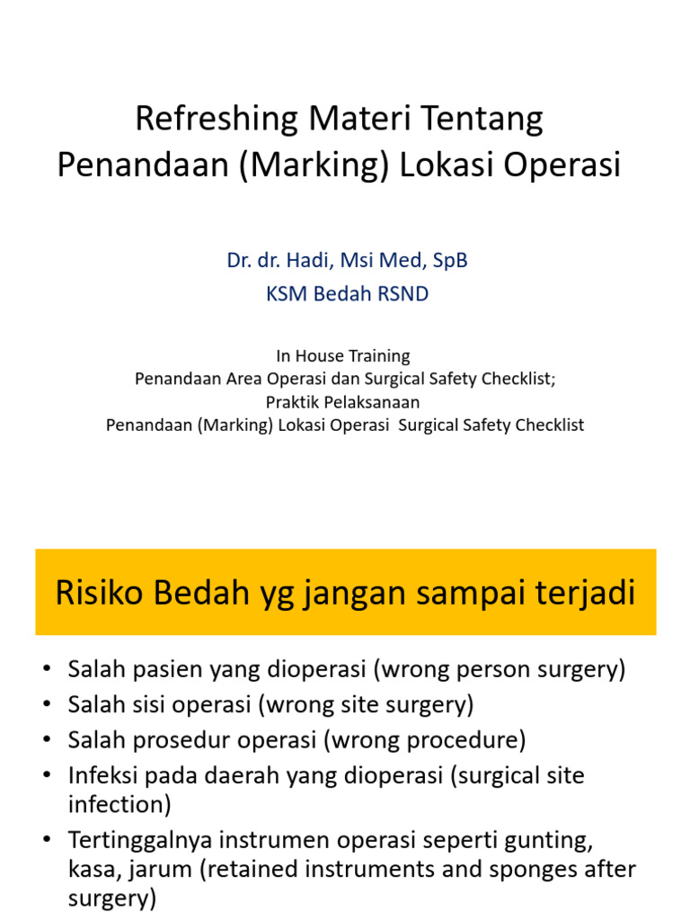 Surgical Site Marking | PDF