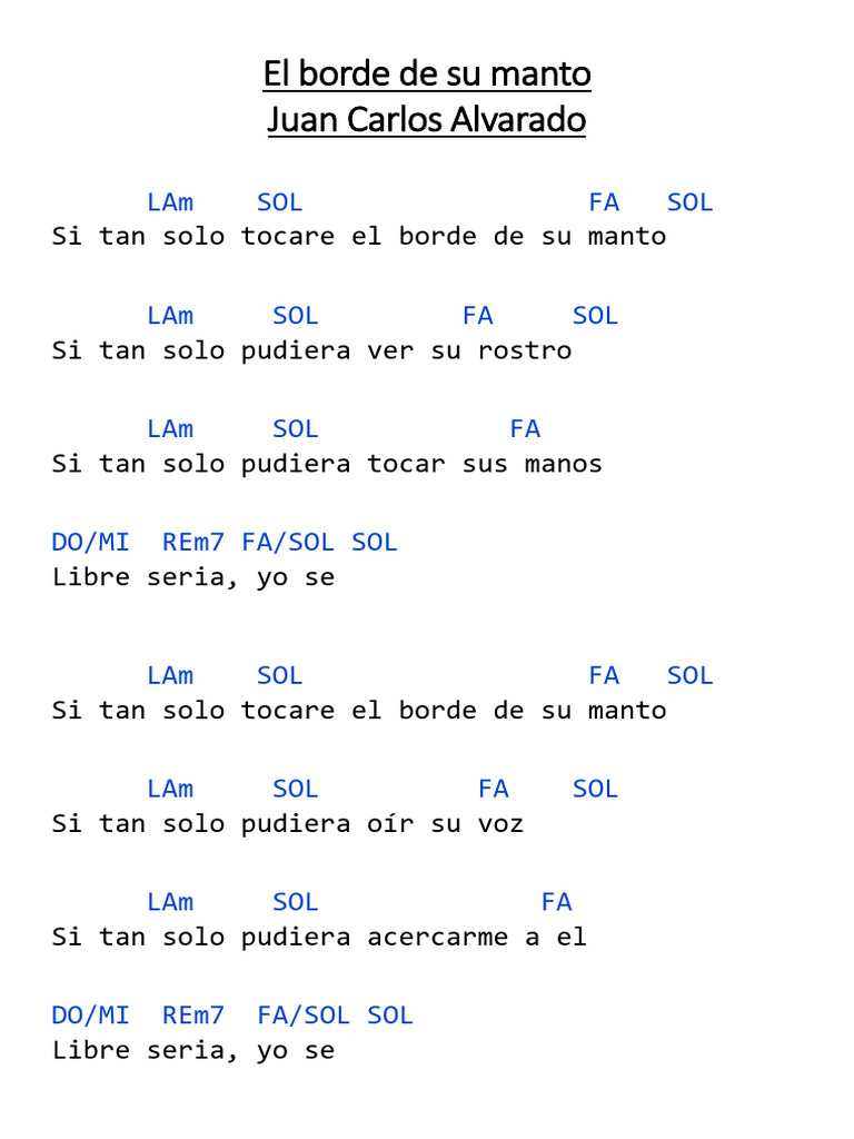 El Borde de Su Manto | PDF