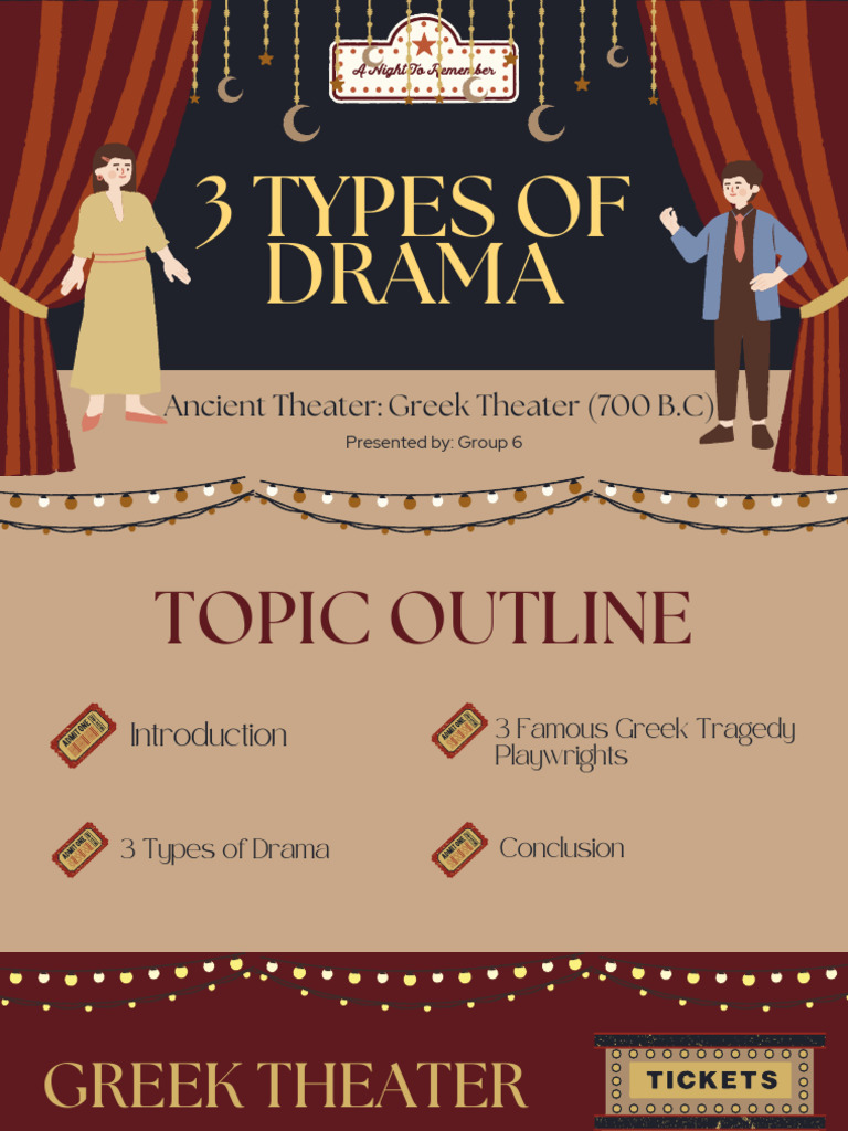 Three Types of Greek Drama Explained | PDF | Tragedy | Greek Tragedy