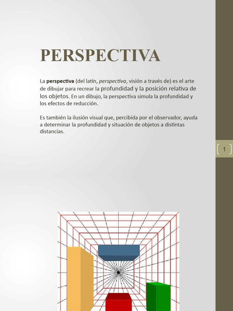 Perspectiva | PDF | Perspectiva (Gráfica)