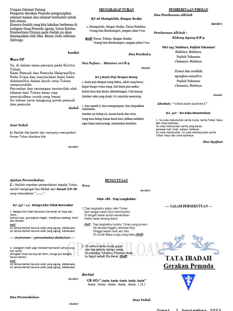 Tatib 1 September 2023 | PDF