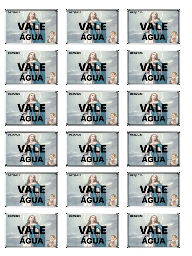 Vale Agua | PDF