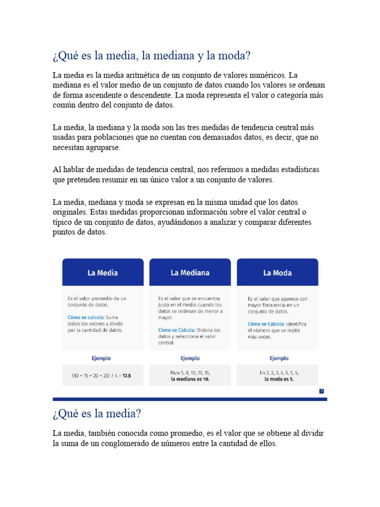 Aca Estadistica Mapa Conseptual | PDF | Modo (Estadísticas) | Media