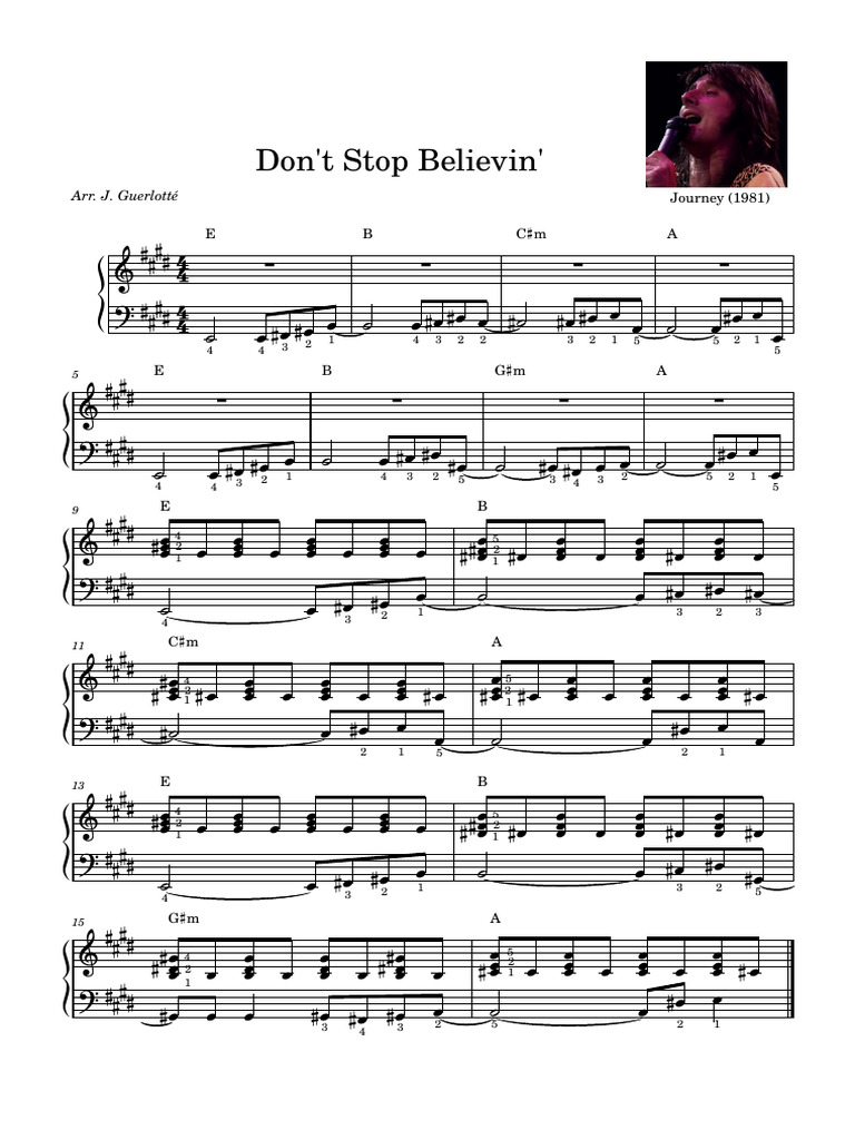 Dont Stop Believin Journey | PDF