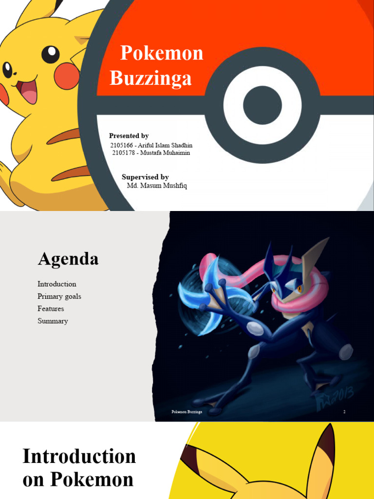 Pokemon_Buzzinga_presentation (1) | PDF | Pokémon
