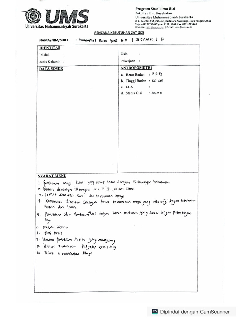 Muhammad Rivan Farid (J310220216) - LKM Perhitungan Bayi | PDF