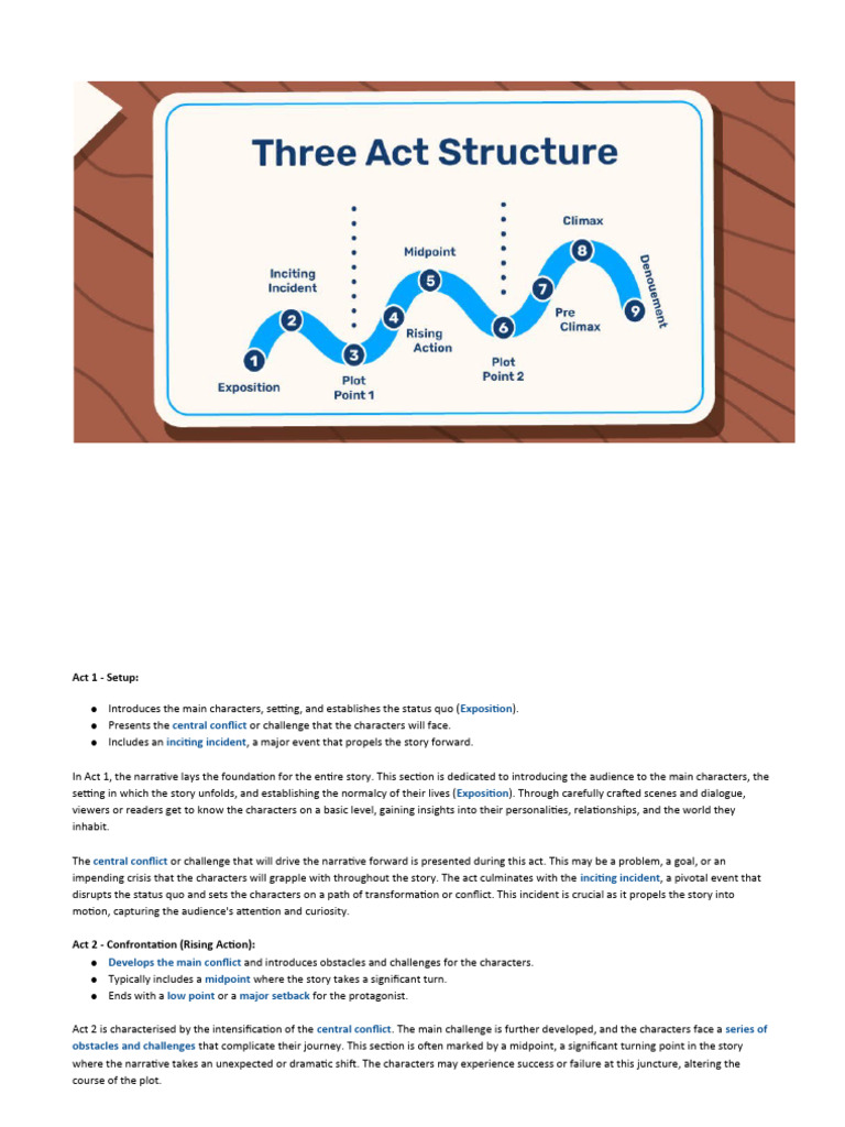 Three Act Structure | PDF | Plot (Narrative)