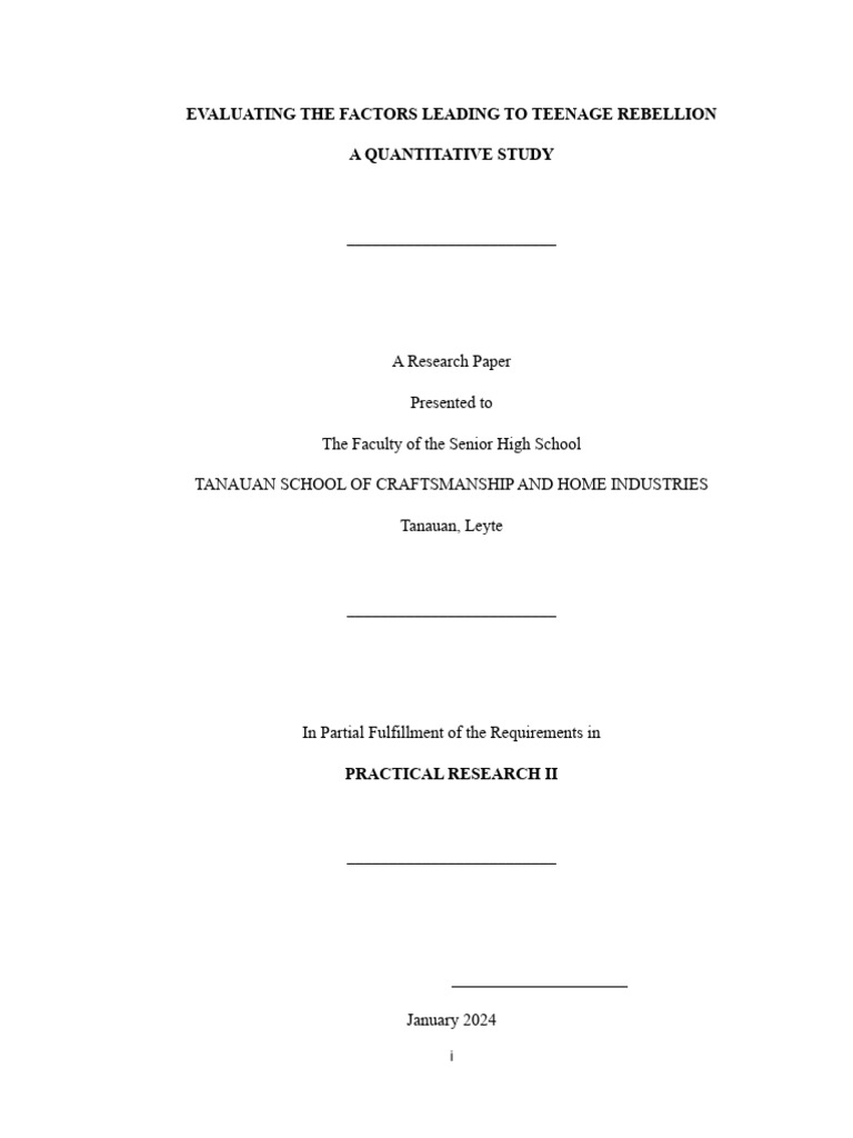 PR2 Final Paper | PDF | Wellness