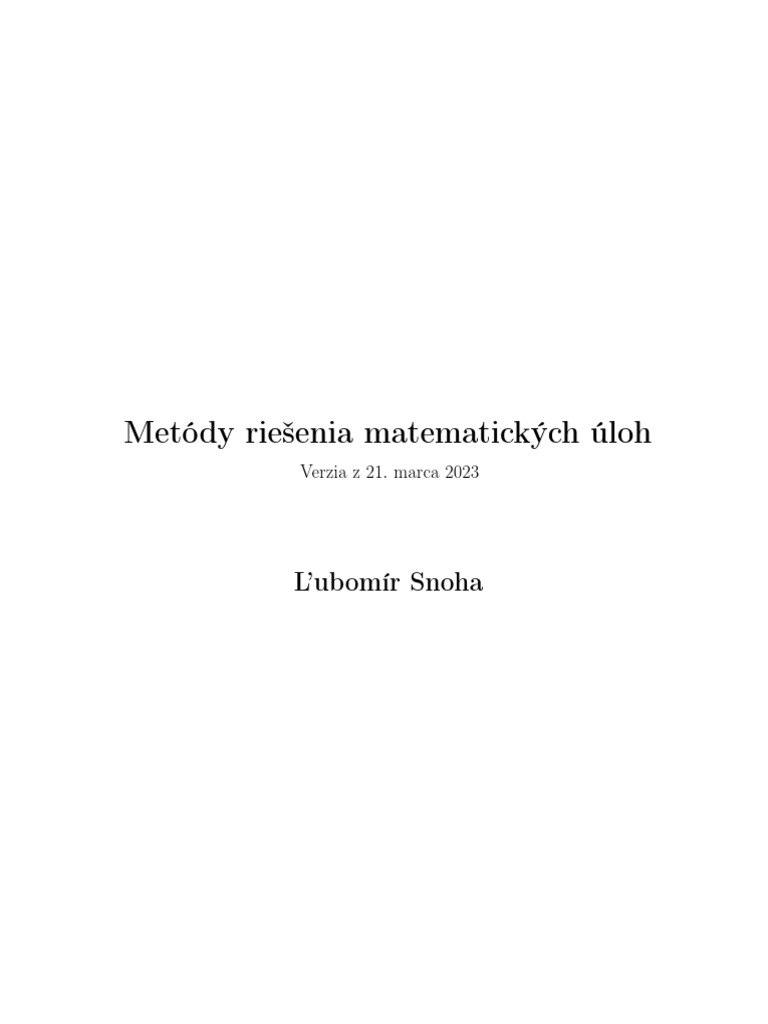 MRMU Verzia 18 | PDF