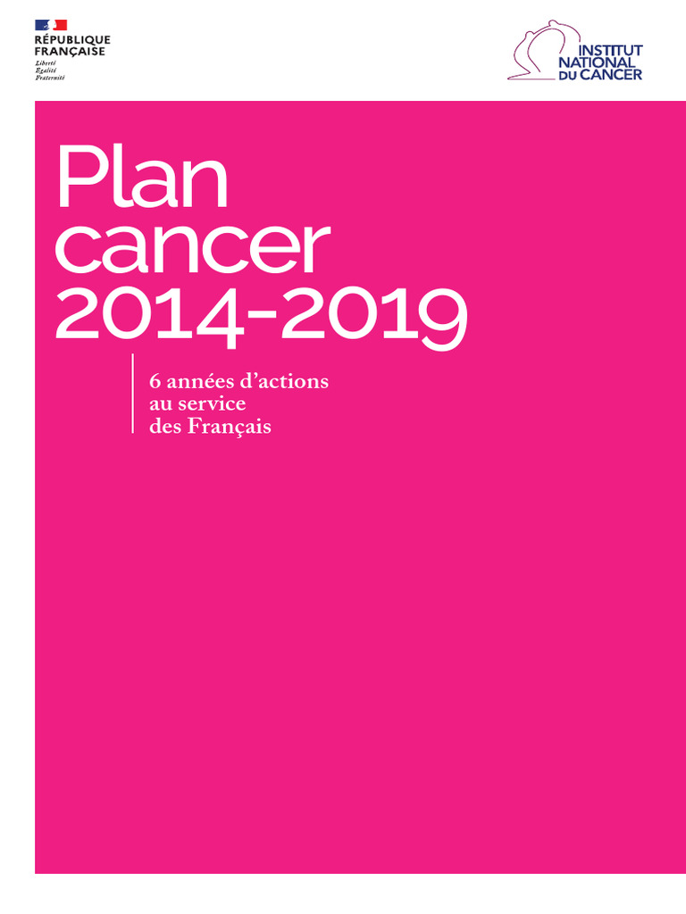 Bilan du Plan Cancer 2014-2019 en France | PDF | Cancer | Cancer du sein