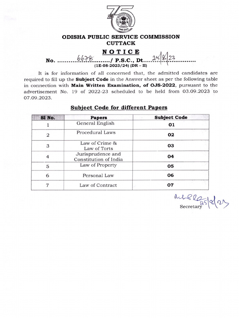 OJS Subject Code | PDF