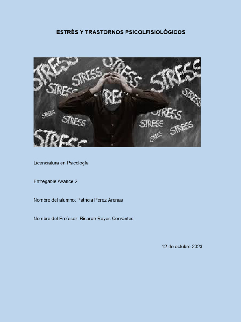 A2_Estrés | PDF | Estrés (biología) | Ansiedad