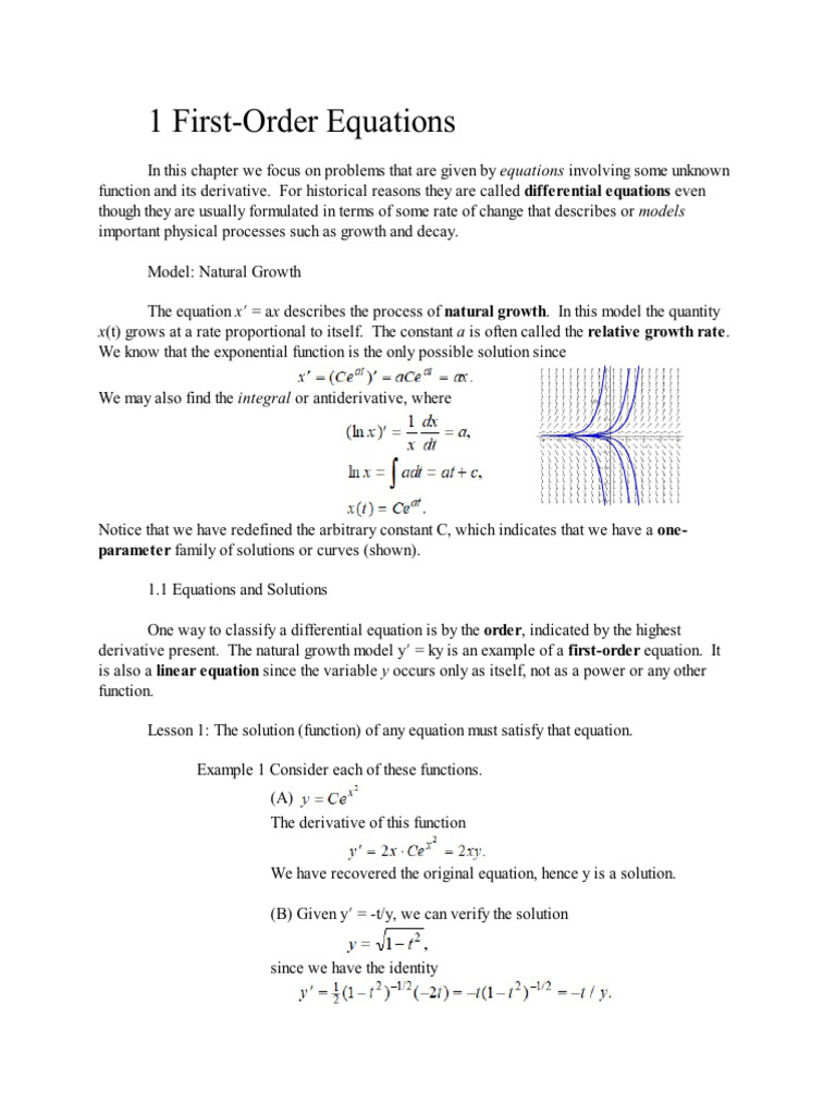 Solve Autonomous Differential Equation | PDF | Equations | Ordinary ...