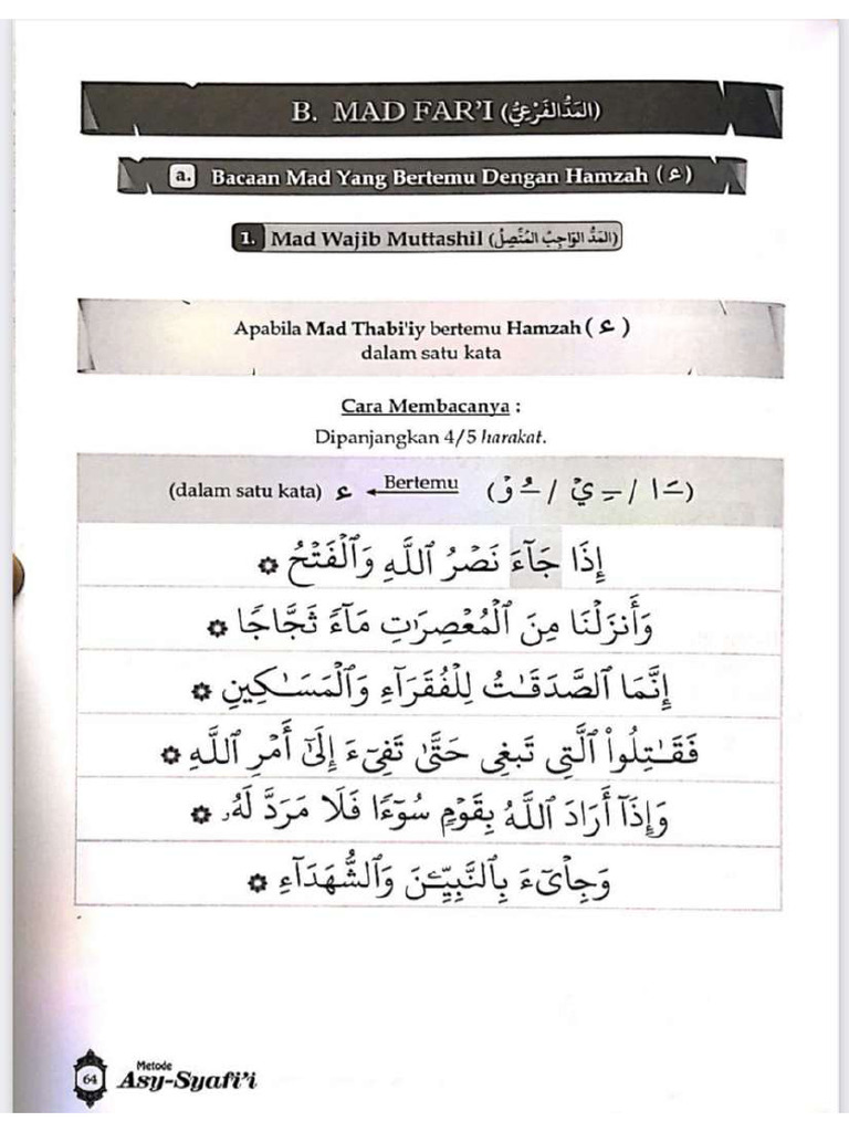 Kelas Tajwid - Mad Far’i 1 | PDF