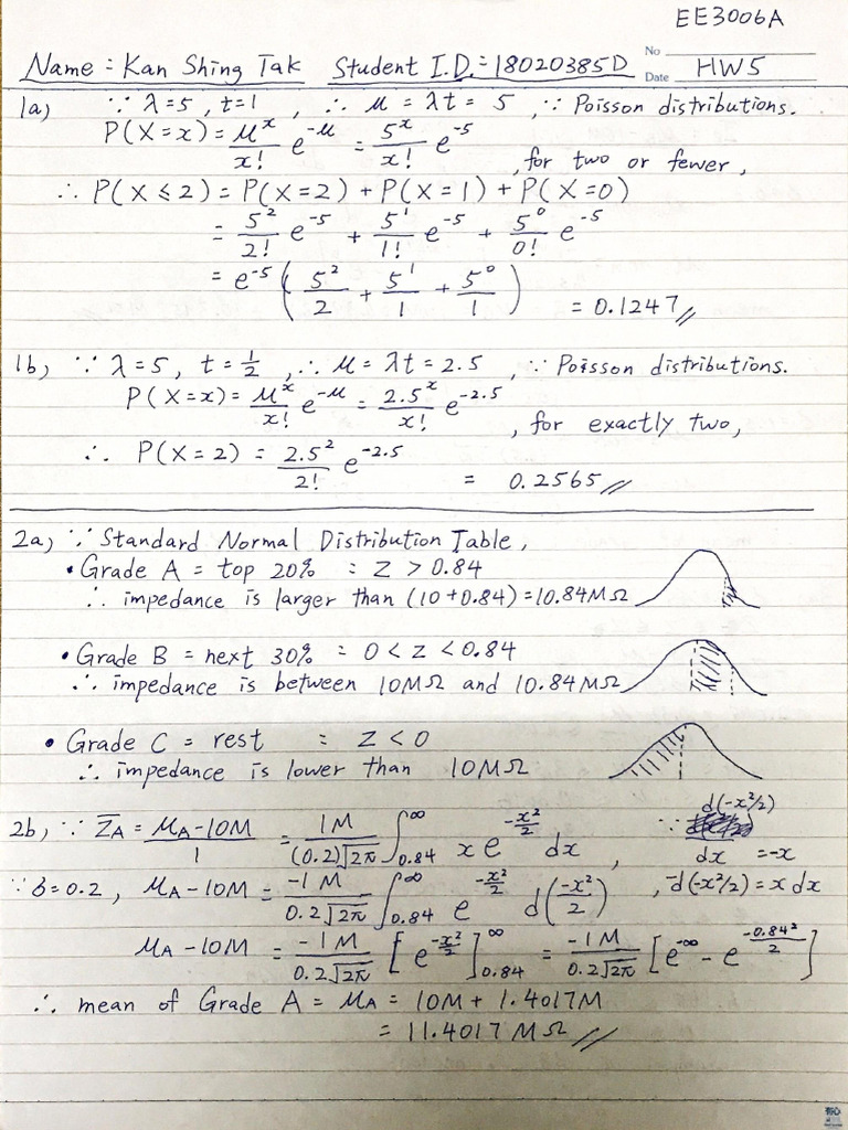 Kan Shing Tak 18020385d EE3006 hw5 | PDF | Electronic Engineering ...