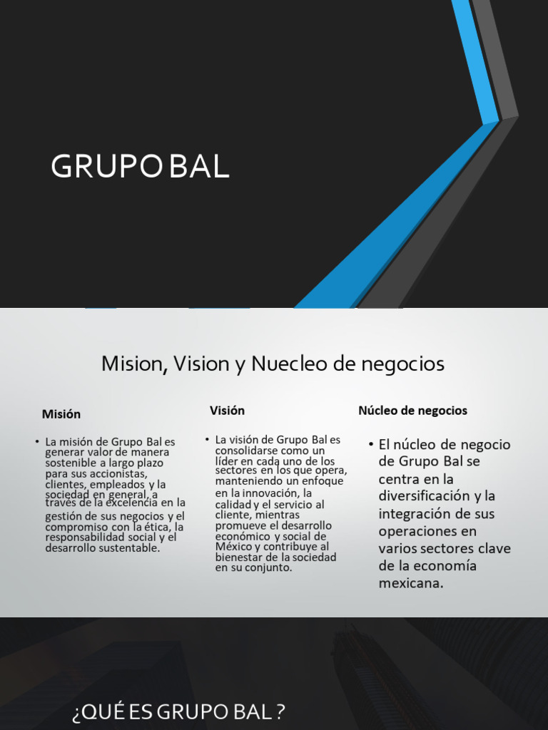 Grupo Bal | PDF | Business | Economias