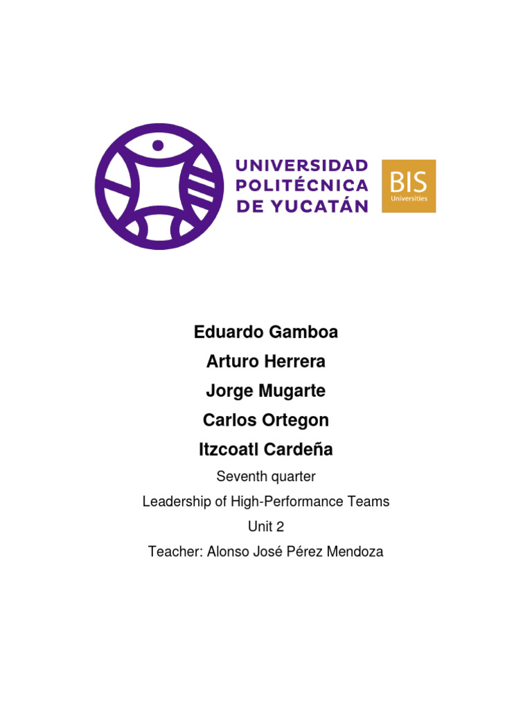 Unit 2. Activity 3 - Team Roles | PDF | Human Communication ...