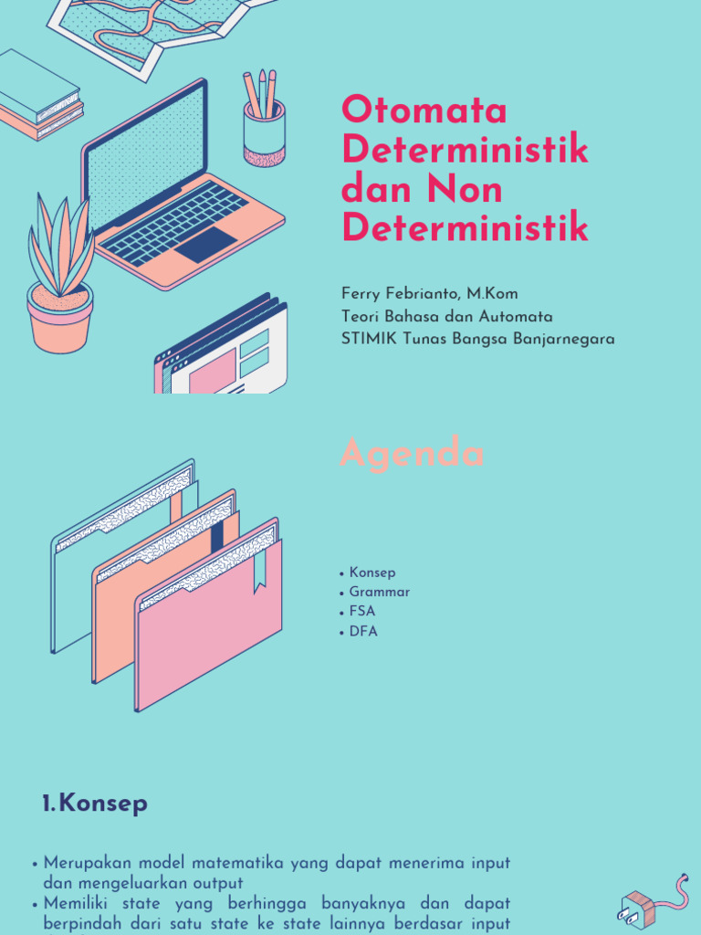 1 Otomata Deterministik dan Non deterministik | PDF