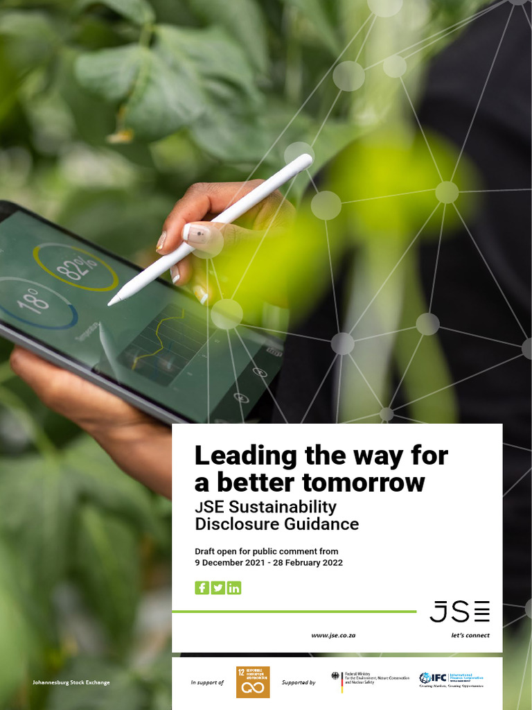 JSE Sustainability Disclosure Guidance 2021 | PDF | Sustainability ...