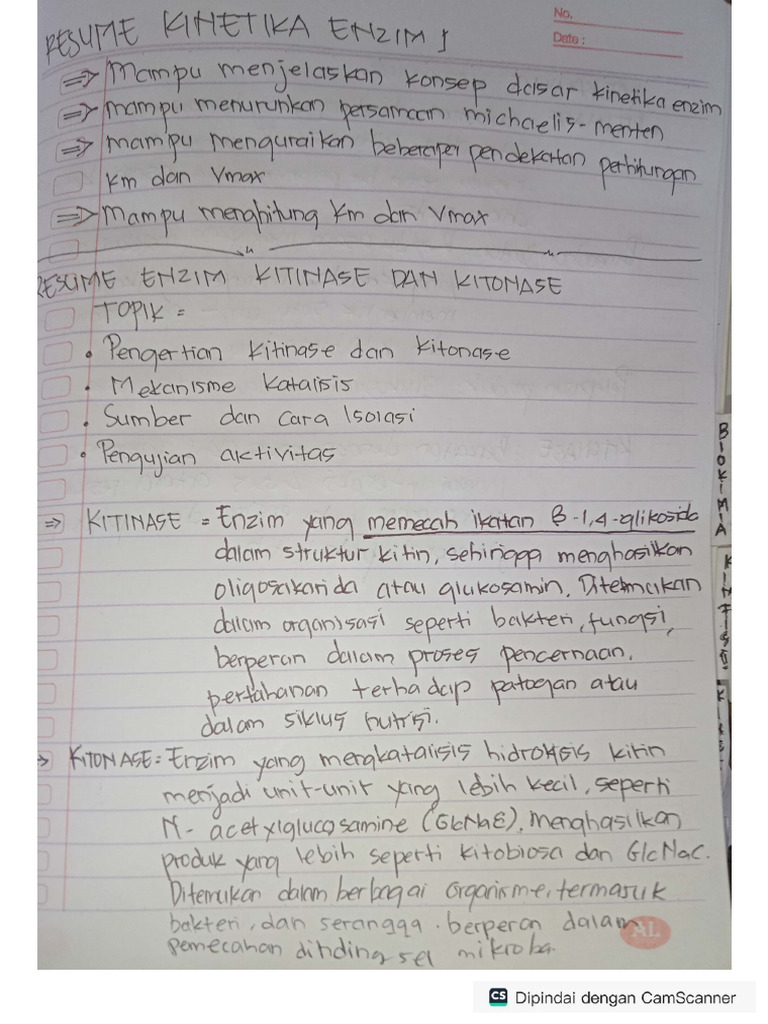 G30122039 - Resume Enzim Kitinase Dan Kitosanase | PDF