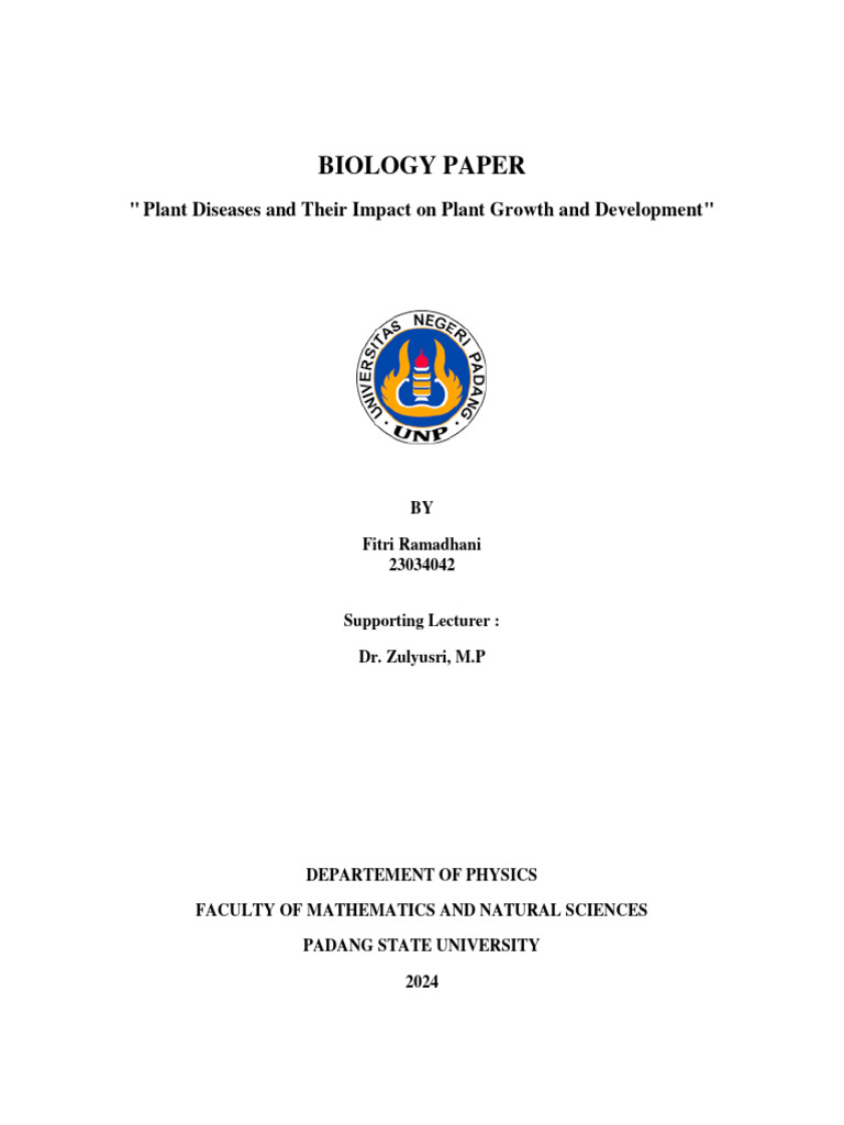 Biology Paper 6 | PDF