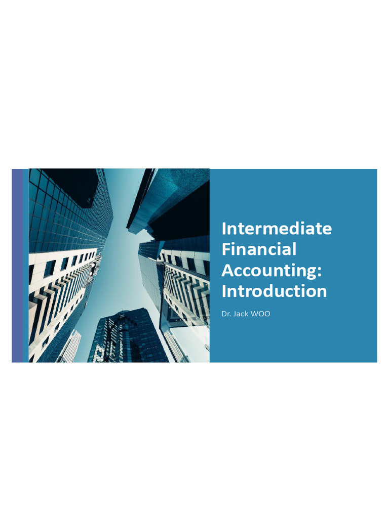 Intermediate Financial Accounting Course | PDF | Financial Statement ...