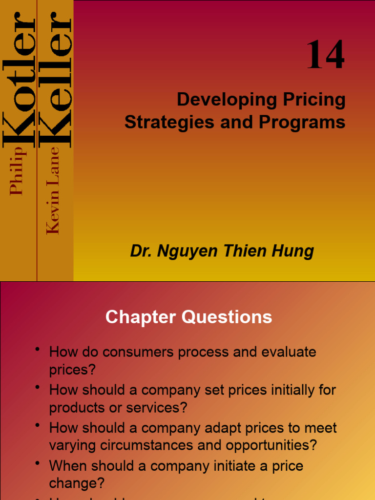 Chapter14 Developing Pricing Strategy | PDF | Pricing | Demand