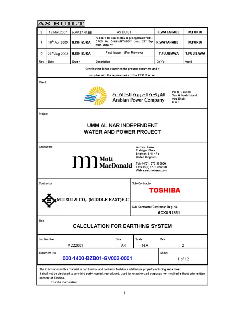 Earthing System Calculation Guide | PDF | Electrical Resistivity And Conductivity | Electromagnetism