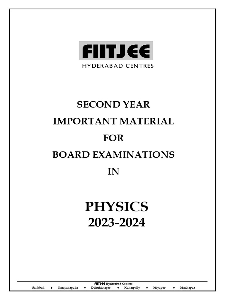 Ipe 2nd Year Important | PDF