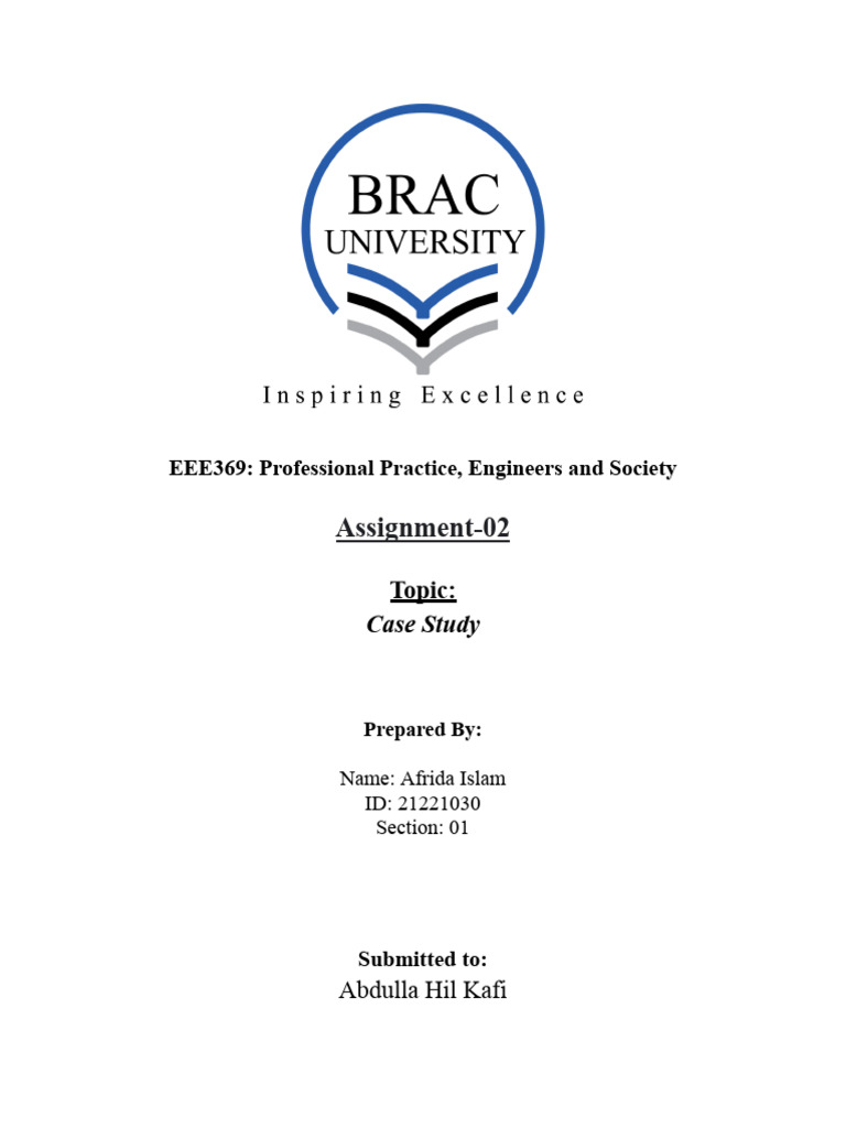 EEE369 - Ass02 - Afrida Islam | PDF | Safety | Reputation