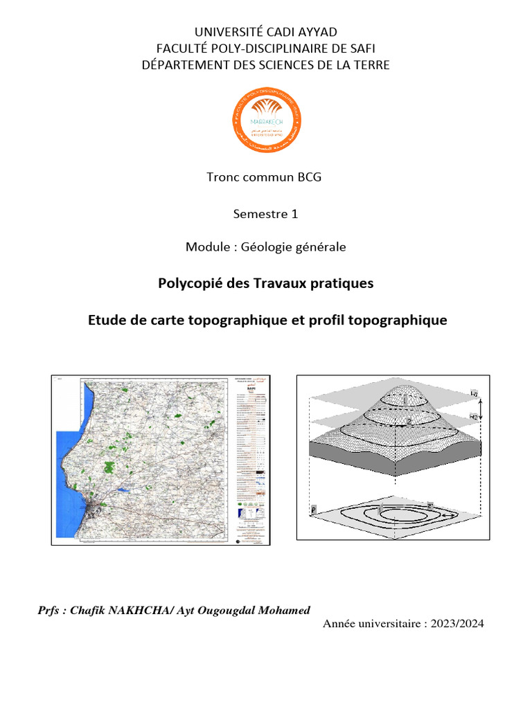 Étude de la carte topographique | PDF | Équateur terrestre | Latitude