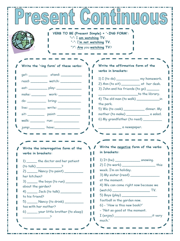 present-continuous | PDF